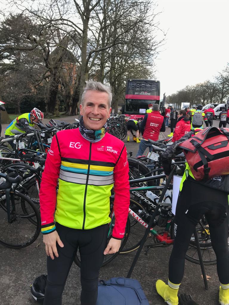 Jerry cycles 1500km from London to Cannes for Coram - Tate + Co